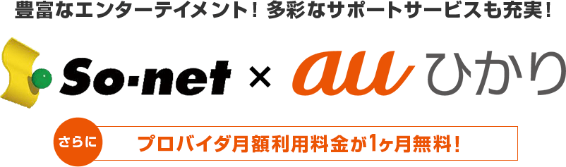 So-net | プロバイダ | auひかり by KDDI